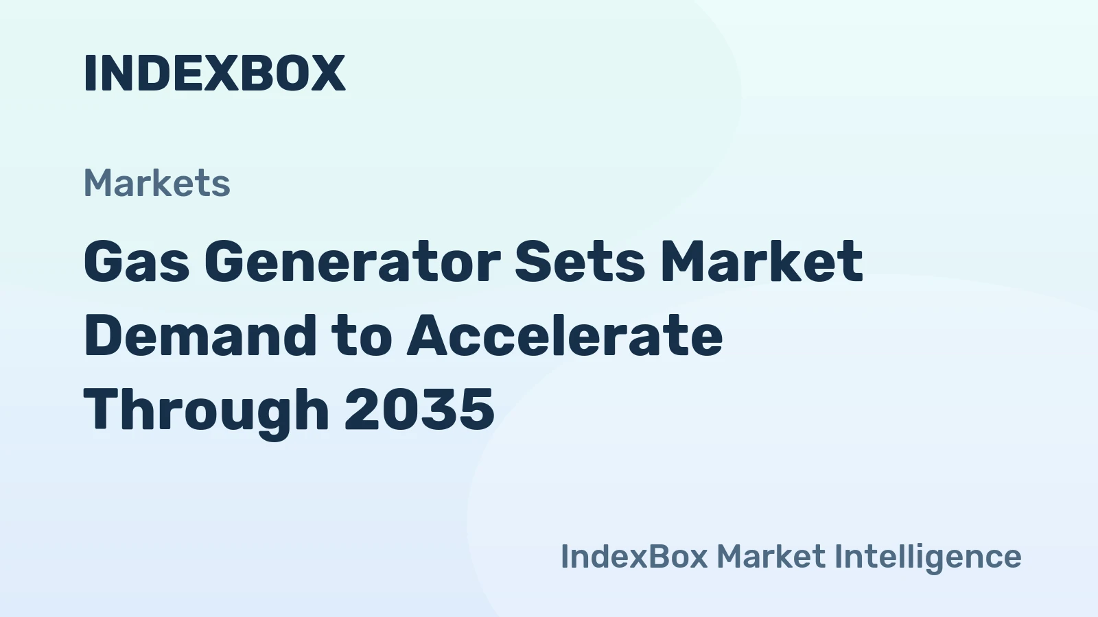 Gas Generator Sets Market Demand to Accelerate Through 2035, Driven by Grid Modernization and Energy Security Needs
