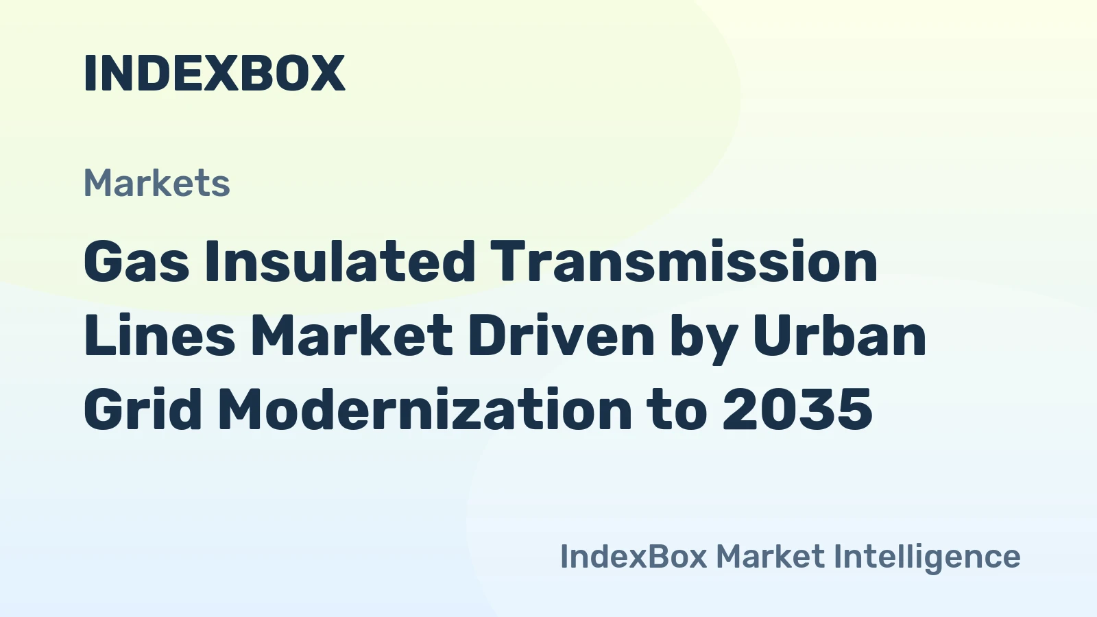 Gas Insulated Transmission Lines Market Driven by Urban Grid Modernization to 2035