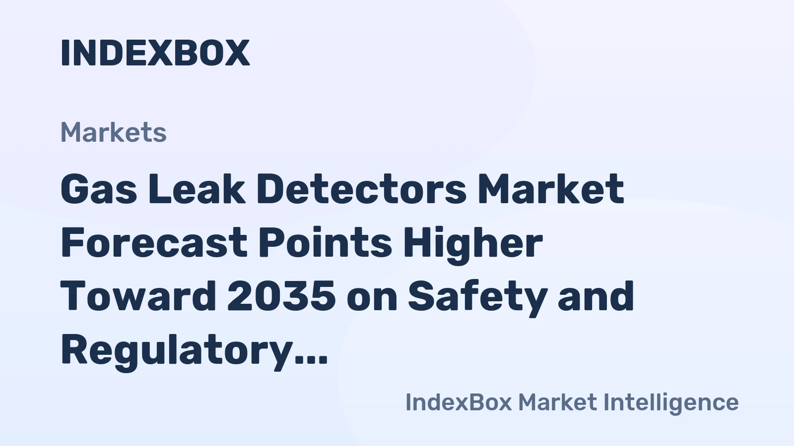 Gas Leak Detectors Market Forecast Points Higher Toward 2035 on Safety and Regulatory Mandates