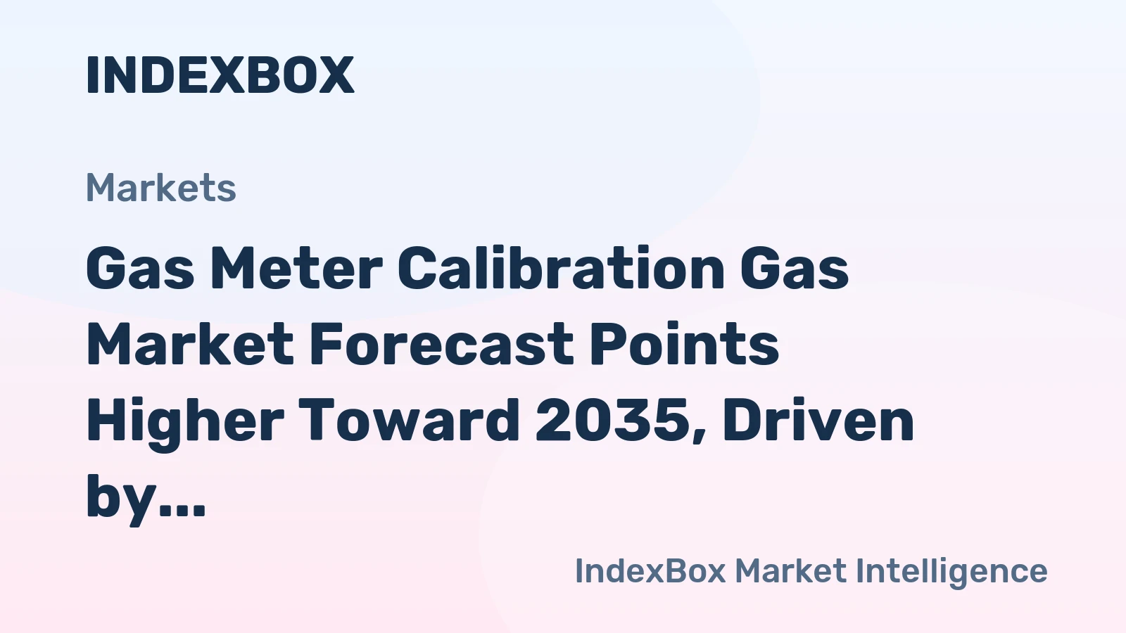 Gas Meter Calibration Gas Market Forecast Points Higher Toward 2035, Driven by Tightening Metrology Standards
