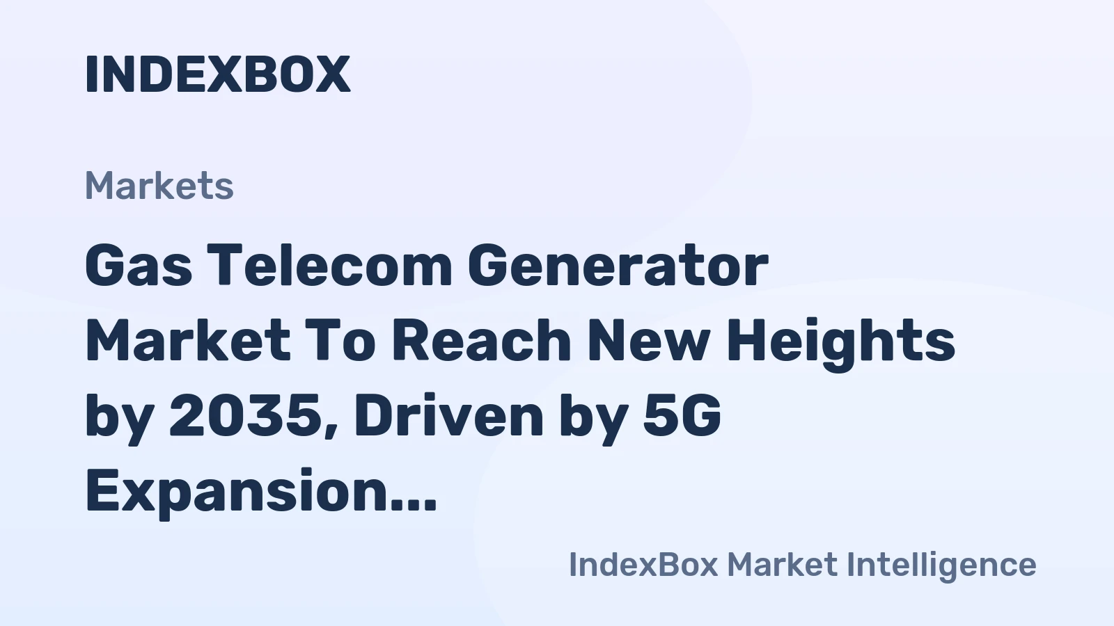 Gas Telecom Generator Market to Reach New Heights by 2035, Driven by 5G Expansion and Grid Reliability Needs