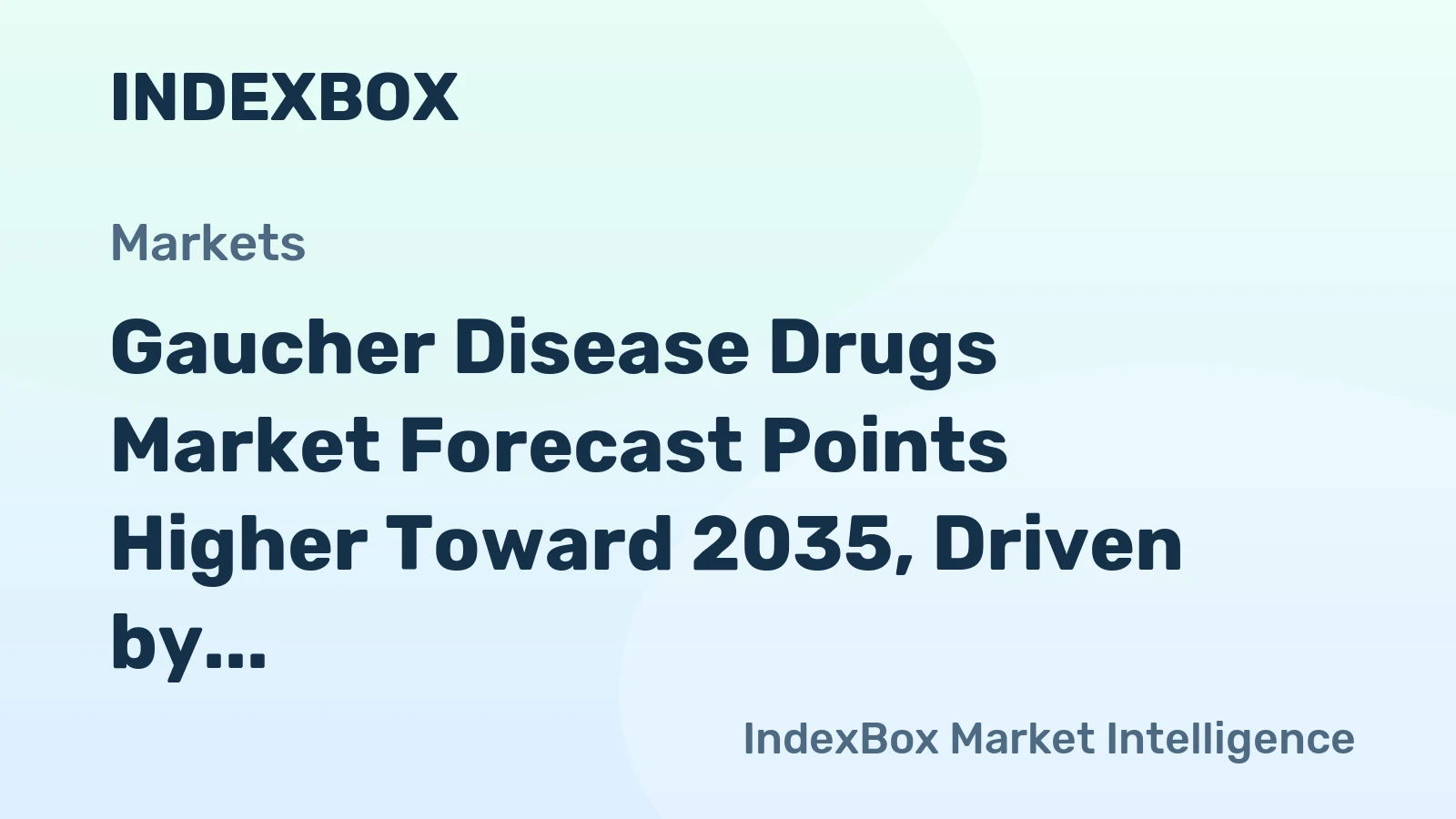 Gaucher Disease Drugs Market Forecast Points Higher Toward 2035, Driven by Gene Therapy Advances