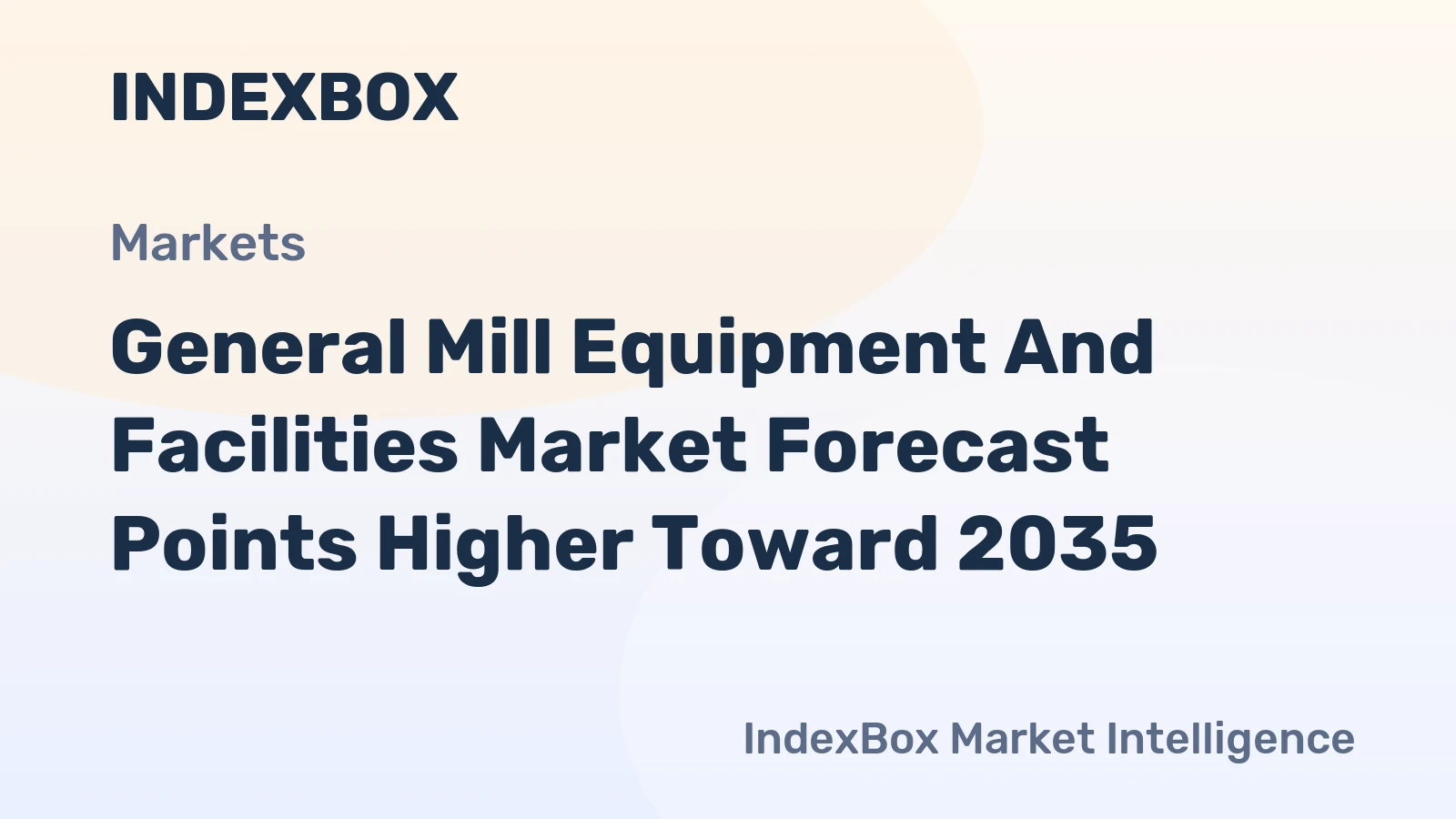 General Mill Equipment and Facilities Market Forecast Points Higher Toward 2035, Driven by Food Security Investments