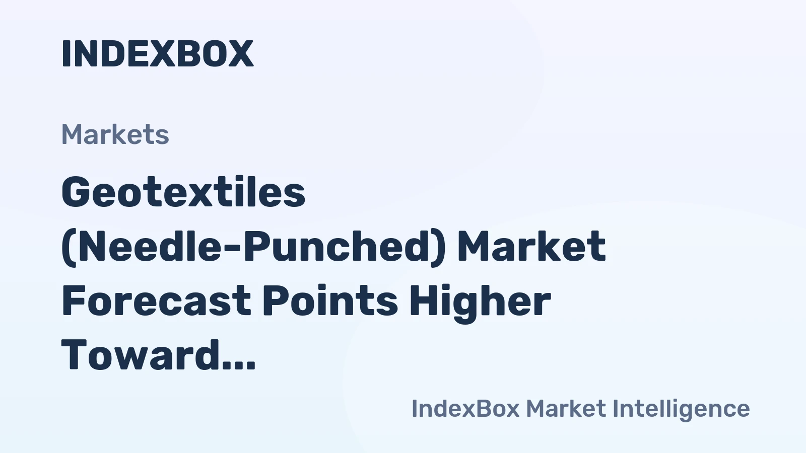 Geotextiles (Needle-Punched) Market Forecast Points Higher Toward 2035 on Infrastructure Modernization