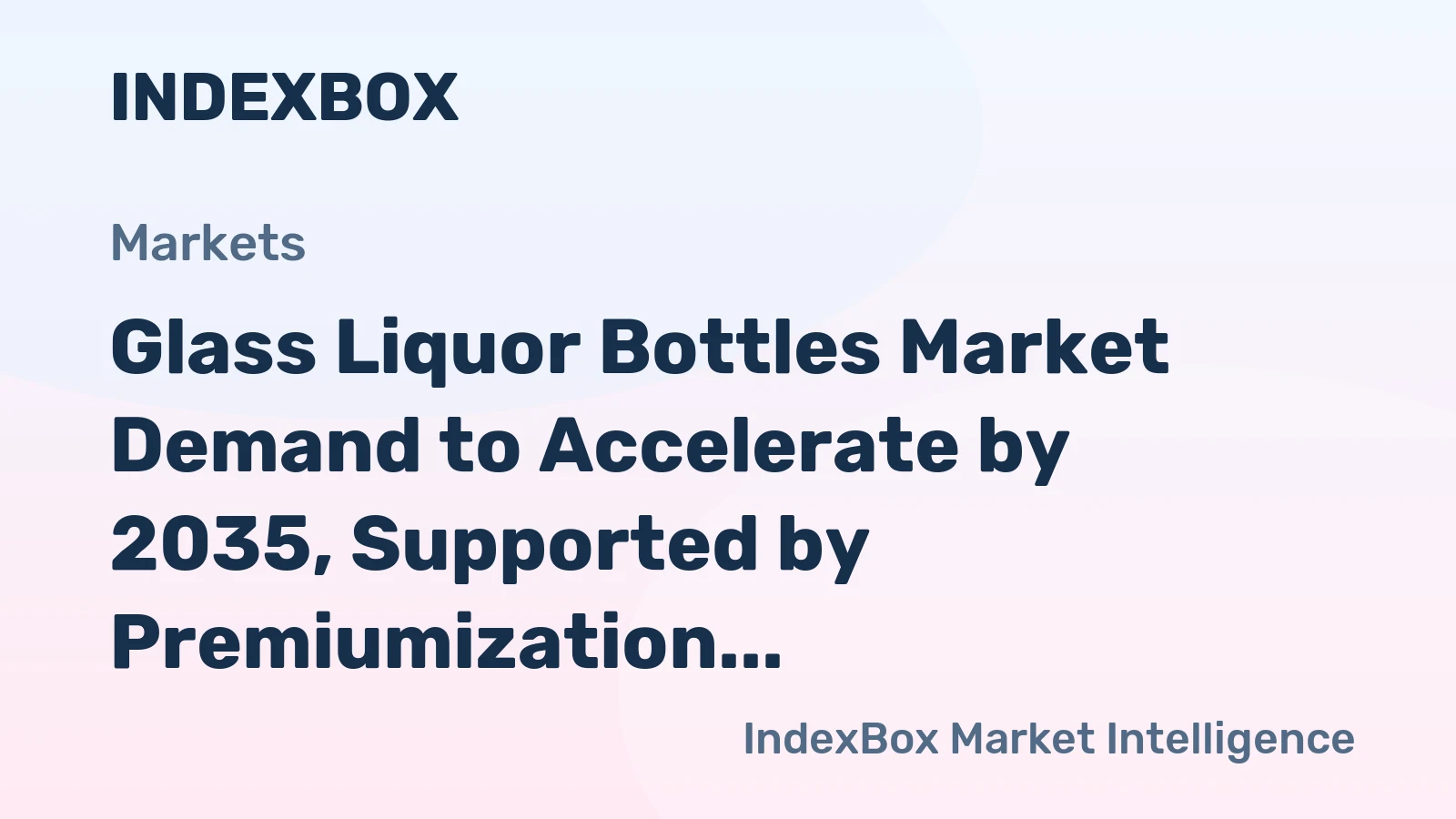 Glass Liquor Bottles Market Demand to Accelerate by 2035, Supported by Premiumization and Sustainability