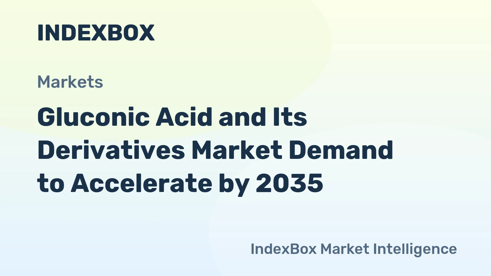 Gluconic Acid and Its Derivatives Market Demand to Accelerate by 2035, Driven by Bioprocessing Expansion and Pharma-Grade Sourcing Shifts
