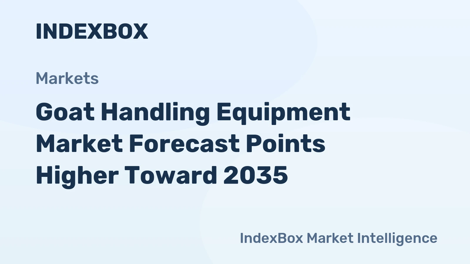 Goat Handling Equipment Market Forecast Points Higher Toward 2035, Driven by Commercialization of Dairy Sectors
