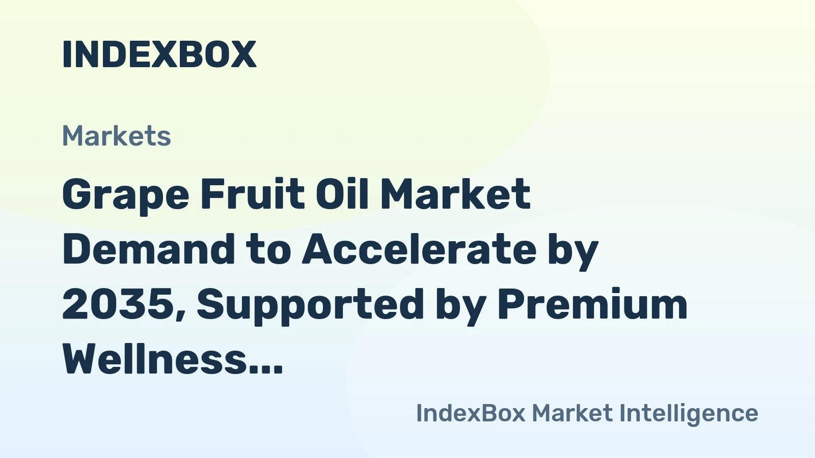 Grape Fruit Oil Market Demand to Accelerate by 2035, Supported by Premium Wellness Trends