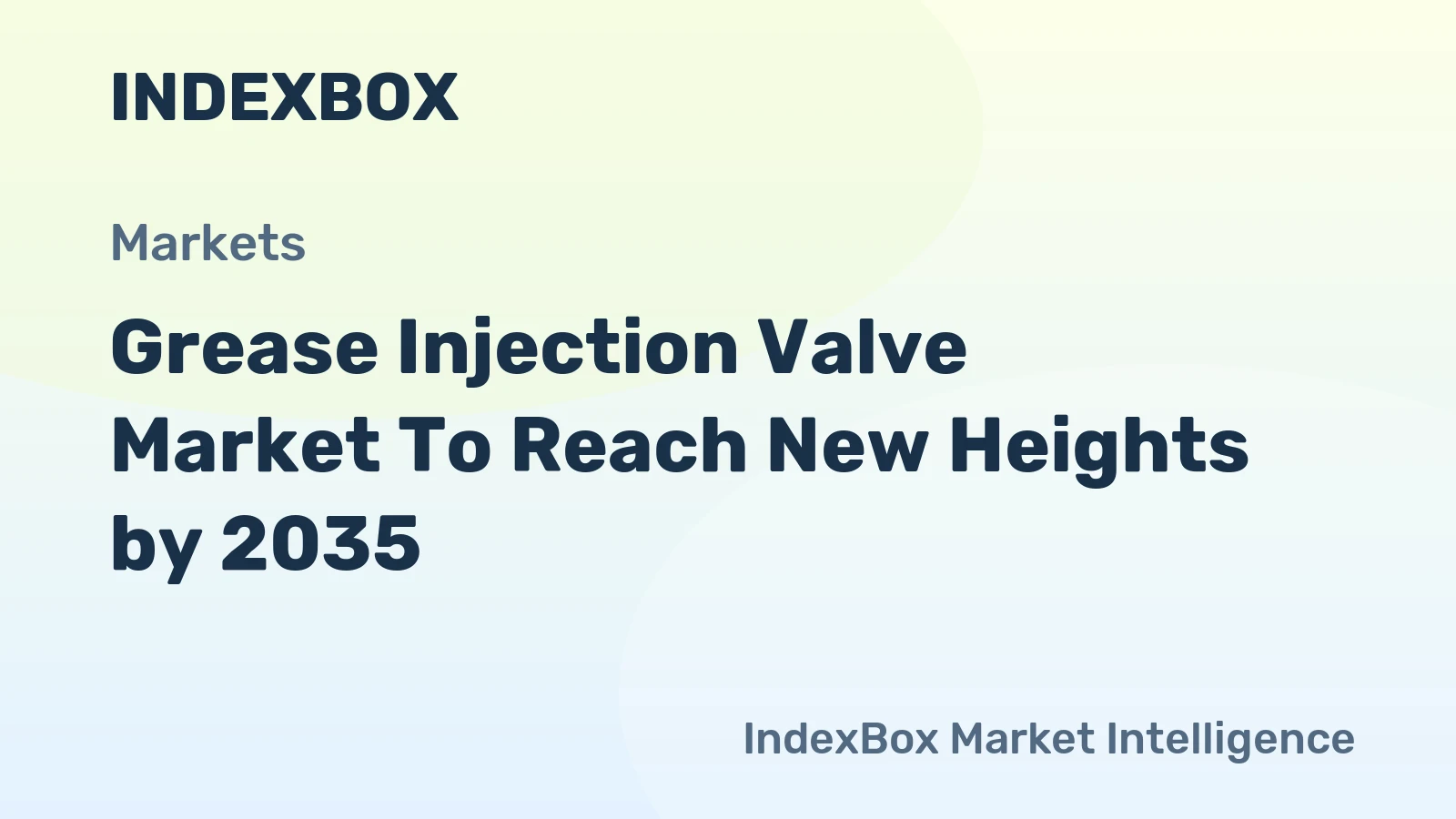 Grease Injection Valve Market to Reach New Heights by 2035, Driven by Industrial Automation and Heavy Equipment Expansion