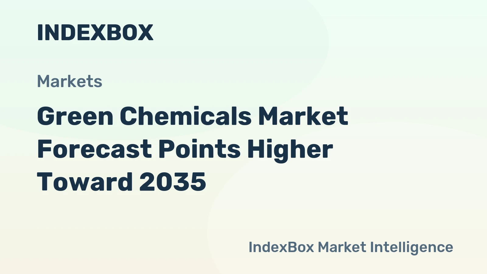 Green Chemicals Market Forecast Points Higher Toward 2035, Driven by Regulatory Mandates and Bio-Based Innovation