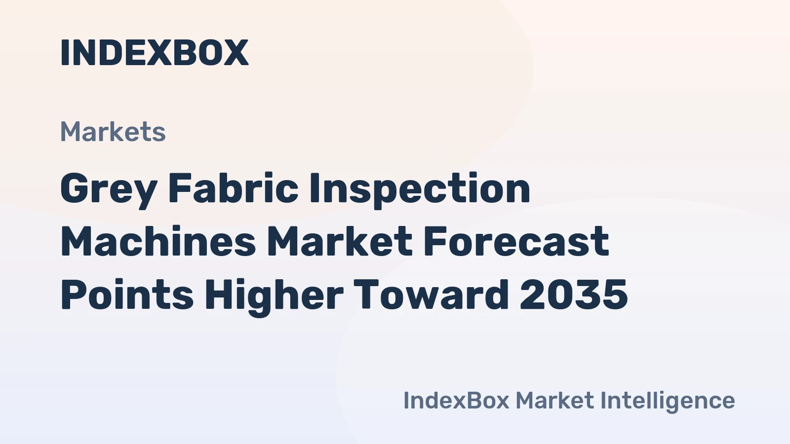 Grey Fabric Inspection Machines Market Forecast Points Higher Toward 2035, Driven by AI-Powered Quality Control Adoption