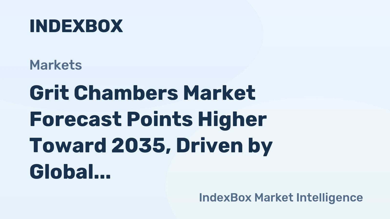 Grit Chambers Market Forecast Points Higher Toward 2035, Driven by Global Wastewater Infrastructure Expansion