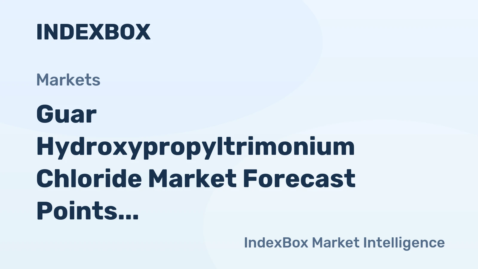 Guar Hydroxypropyltrimonium Chloride Market Forecast Points Higher Toward 2035 on Electronics and Personal Care Demand