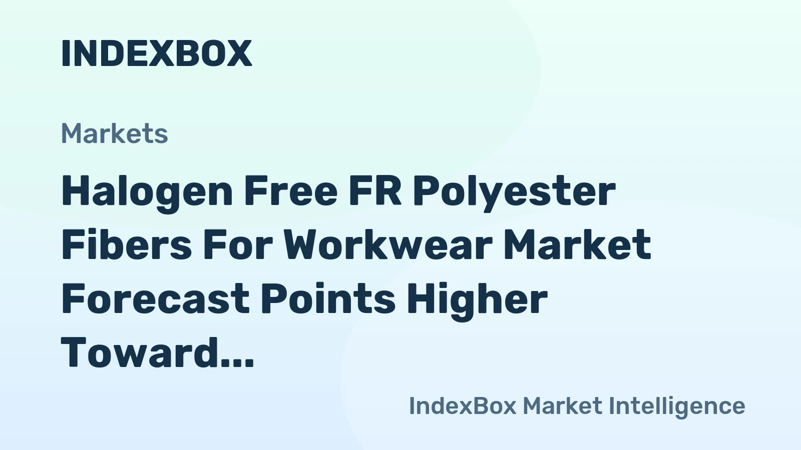 Halogen Free FR Polyester Fibers for Workwear Market Forecast Points Higher Toward 2035 on Stringent Safety Mandates