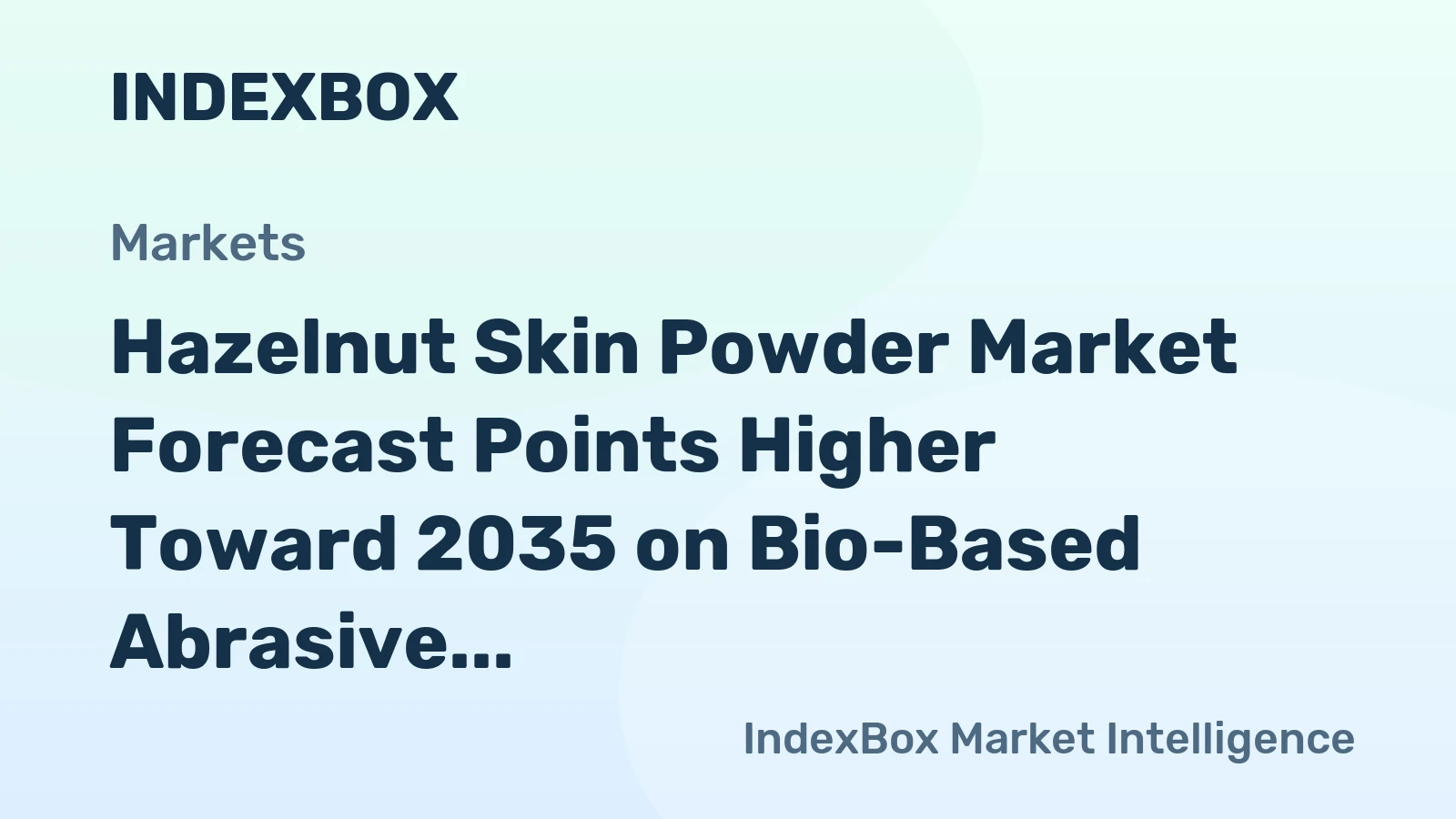 Hazelnut Skin Powder Market Forecast Points Higher Toward 2035 on Bio-Based Abrasive Demand in Electronics