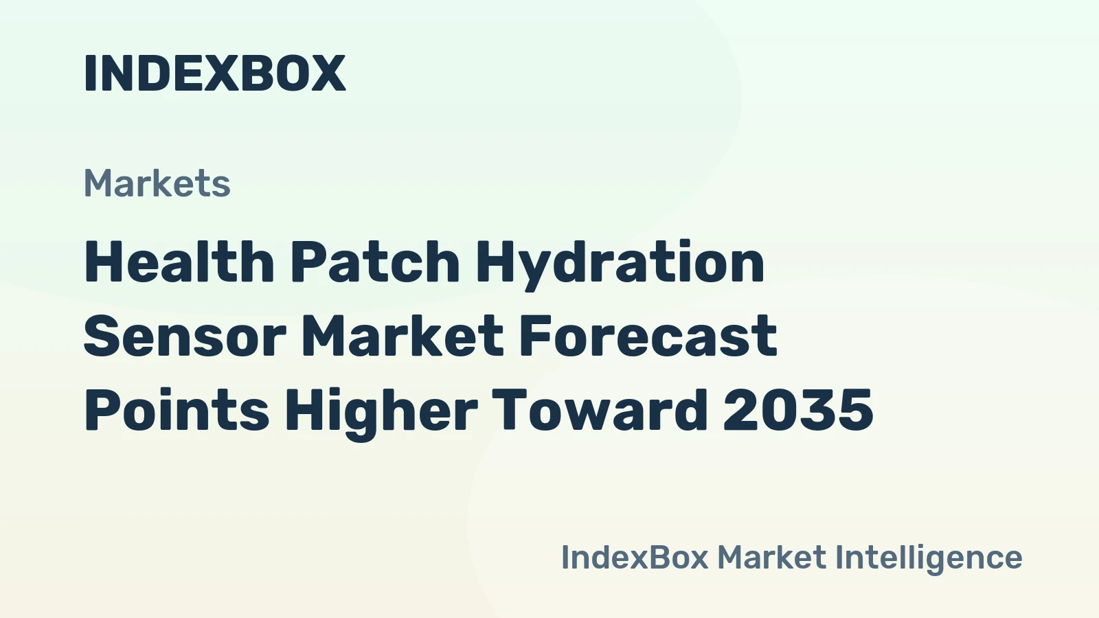 Health Patch Hydration Sensor Market Forecast Points Higher Toward 2035, Driven by Occupational Heat-Stress Mandates