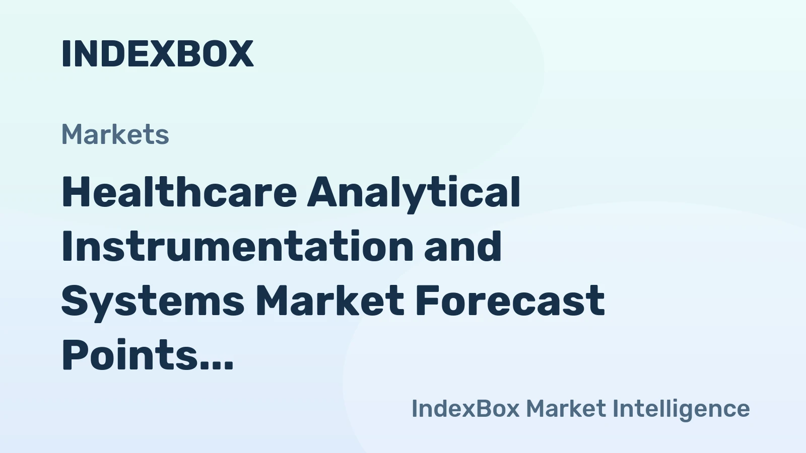 Healthcare Analytical Instrumentation and Systems Market Forecast Points Higher Toward 2035 on Precision Medicine Push