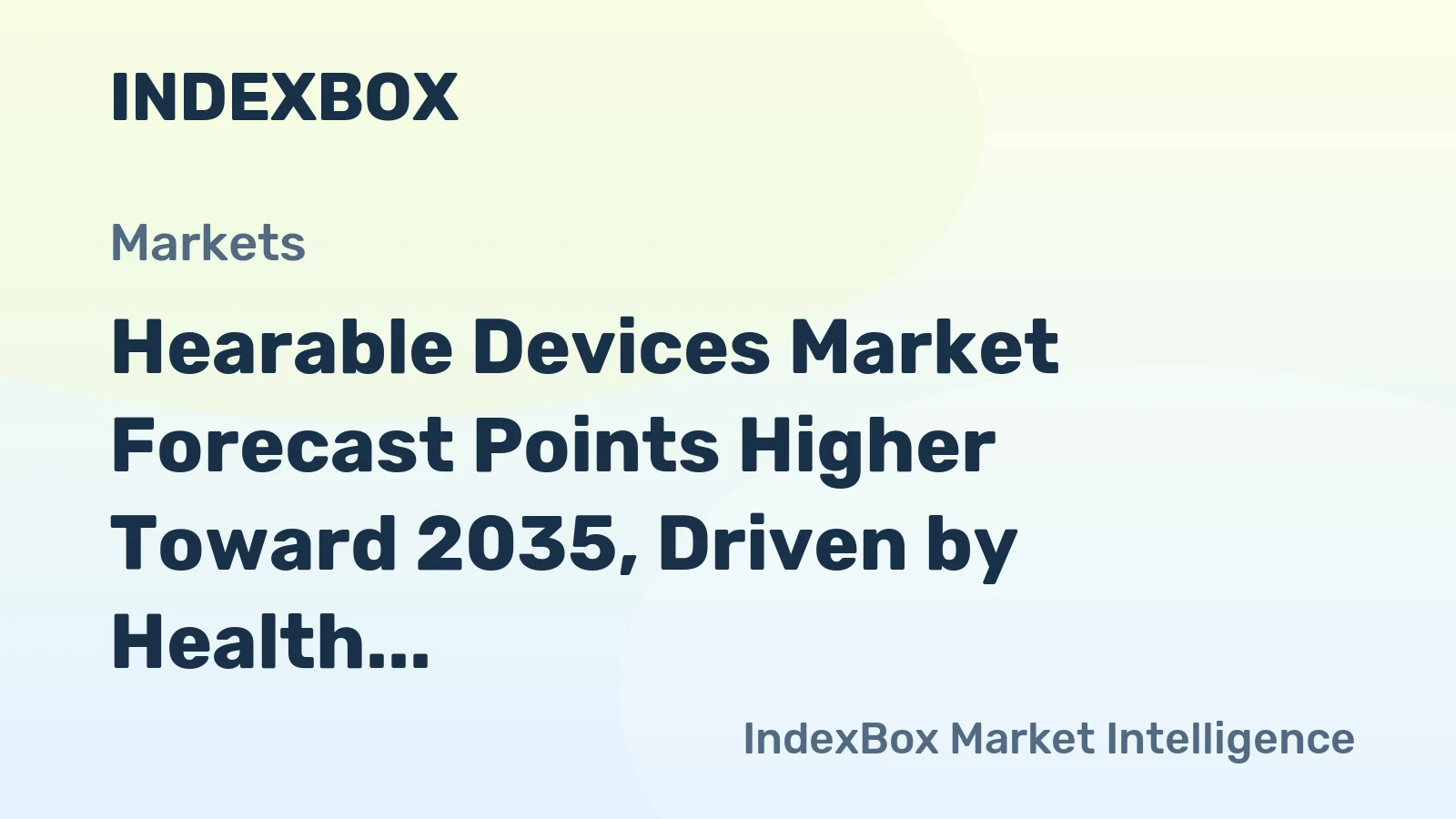 Hearable Devices Market Forecast Points Higher Toward 2035, Driven by Health Integration