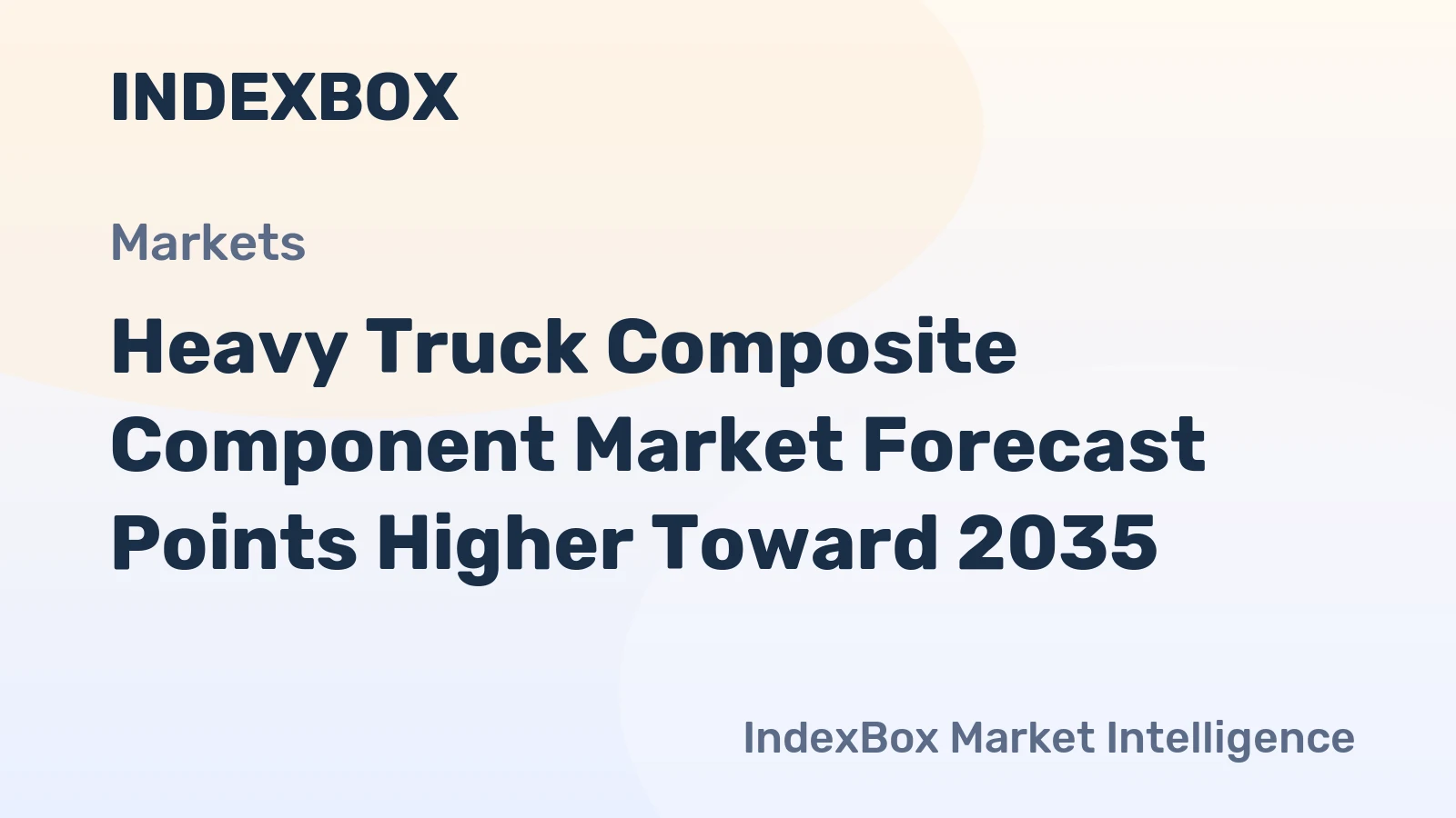 Heavy Truck Composite Component Market Forecast Points Higher Toward 2035, Driven by Fleet Electrification and Weight Reduction Mandates