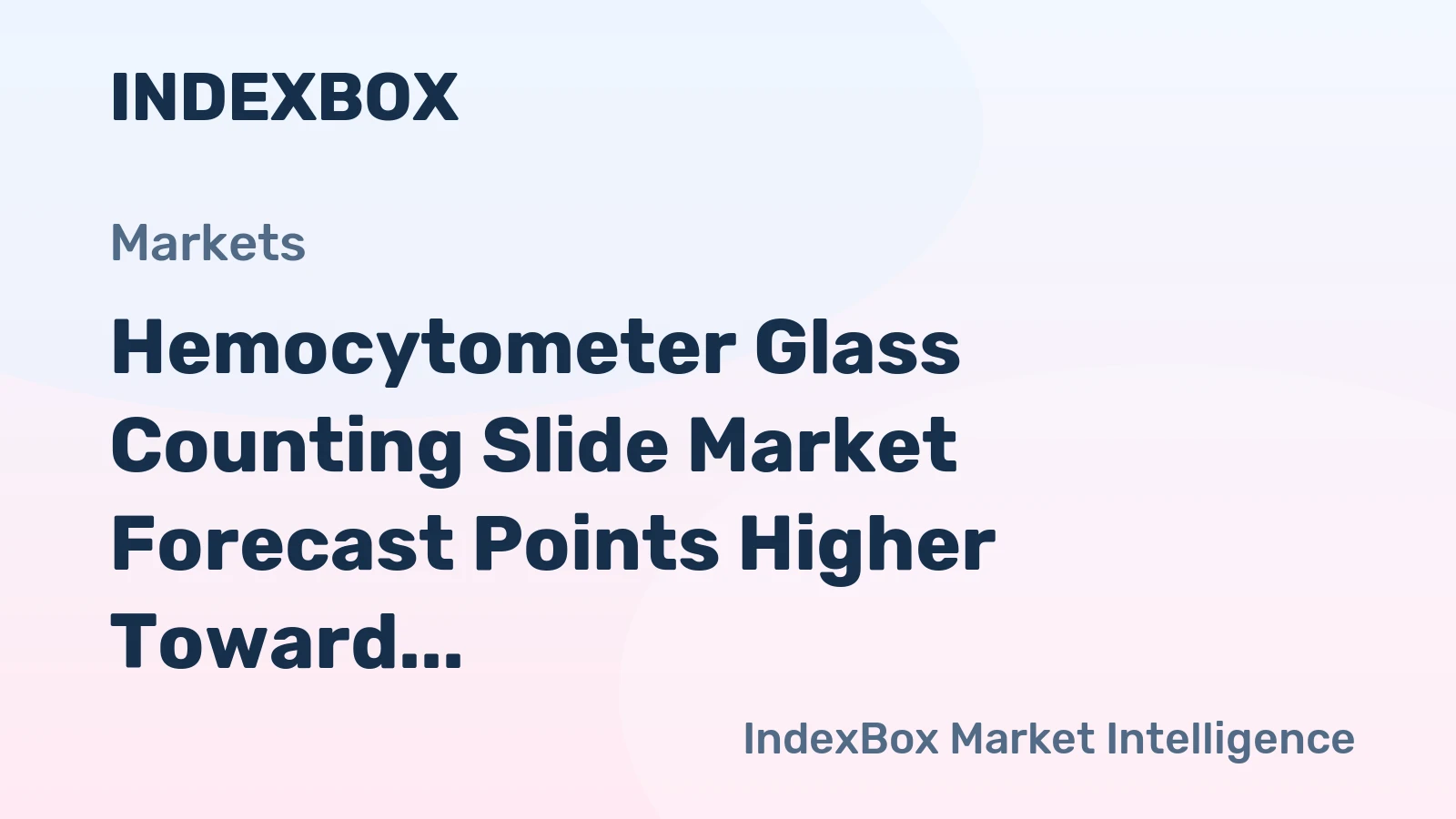 Hemocytometer Glass Counting Slide Market Forecast Points Higher Toward 2035, Driven by Biomanufacturing Expansion