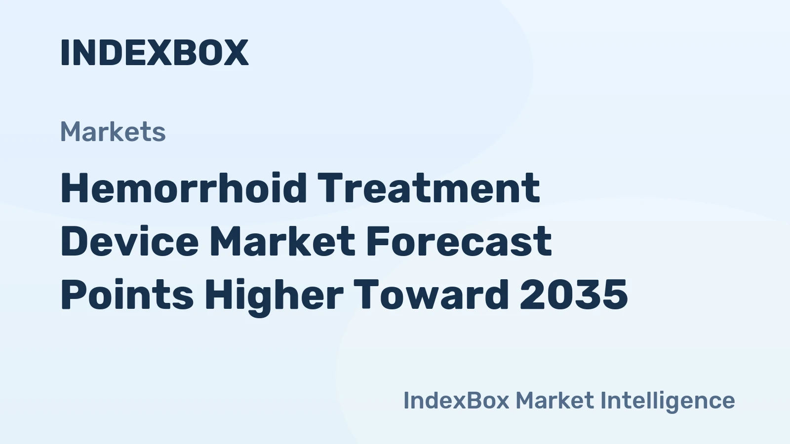 Hemorrhoid Treatment Device Market Forecast Points Higher Toward 2035, Driven by Rising Procedural Volumes and Disposable Device Adoption