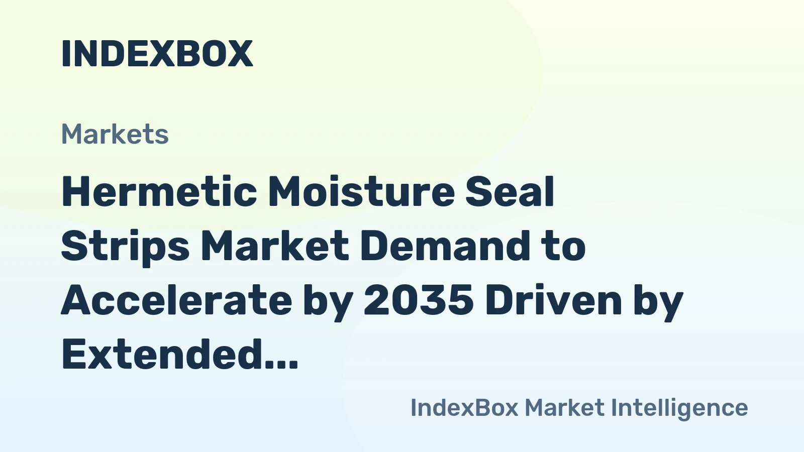 Hermetic Moisture Seal Strips Market Demand to Accelerate by 2035 Driven by Extended Shelf Life Requirements in Food and Electronics Packaging