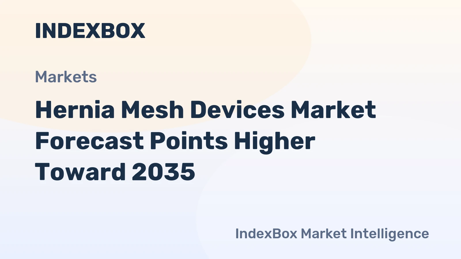 Hernia Mesh Devices Market Forecast Points Higher Toward 2035, Driven by Aging Demographics and Minimally Invasive Surgery Uptake