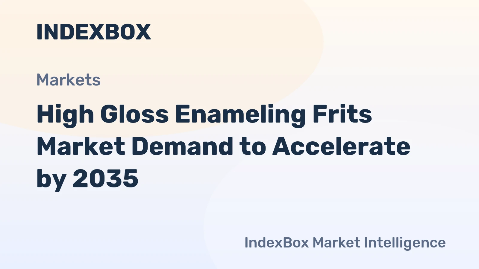 High Gloss Enameling Frits Market Demand to Accelerate by 2035, Driven by Electronics and Lead-Free Formulations