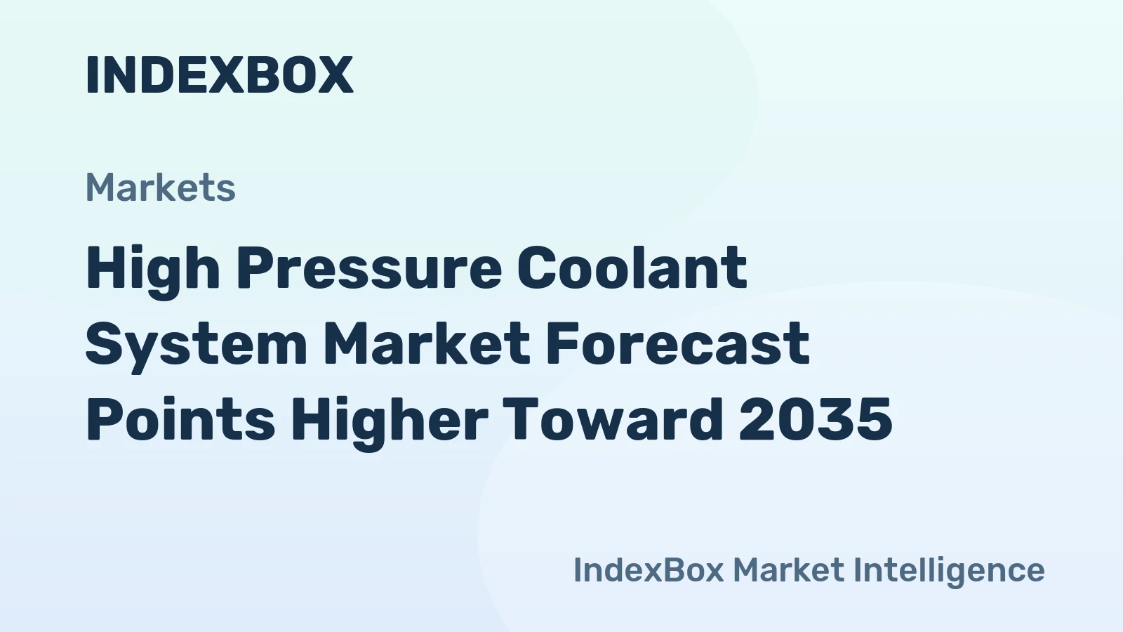 High Pressure Coolant System Market Forecast Points Higher Toward 2035, Driven by Aerospace and Medical Machining Demand