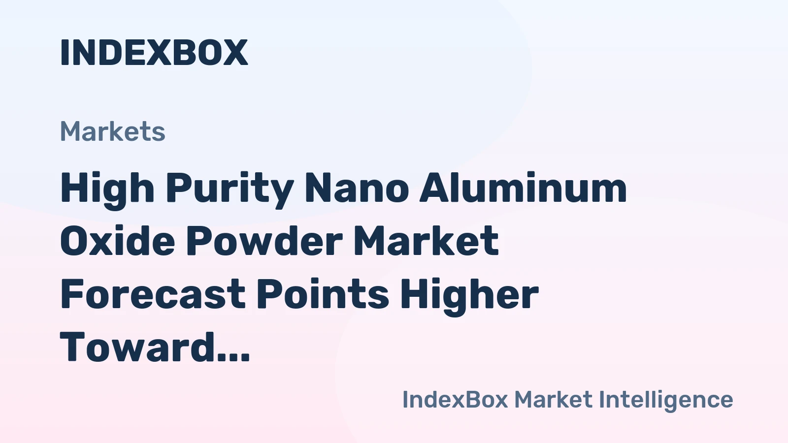 High Purity Nano Aluminum Oxide Powder Market Forecast Points Higher Toward 2035 on Demand for Advanced Electronics