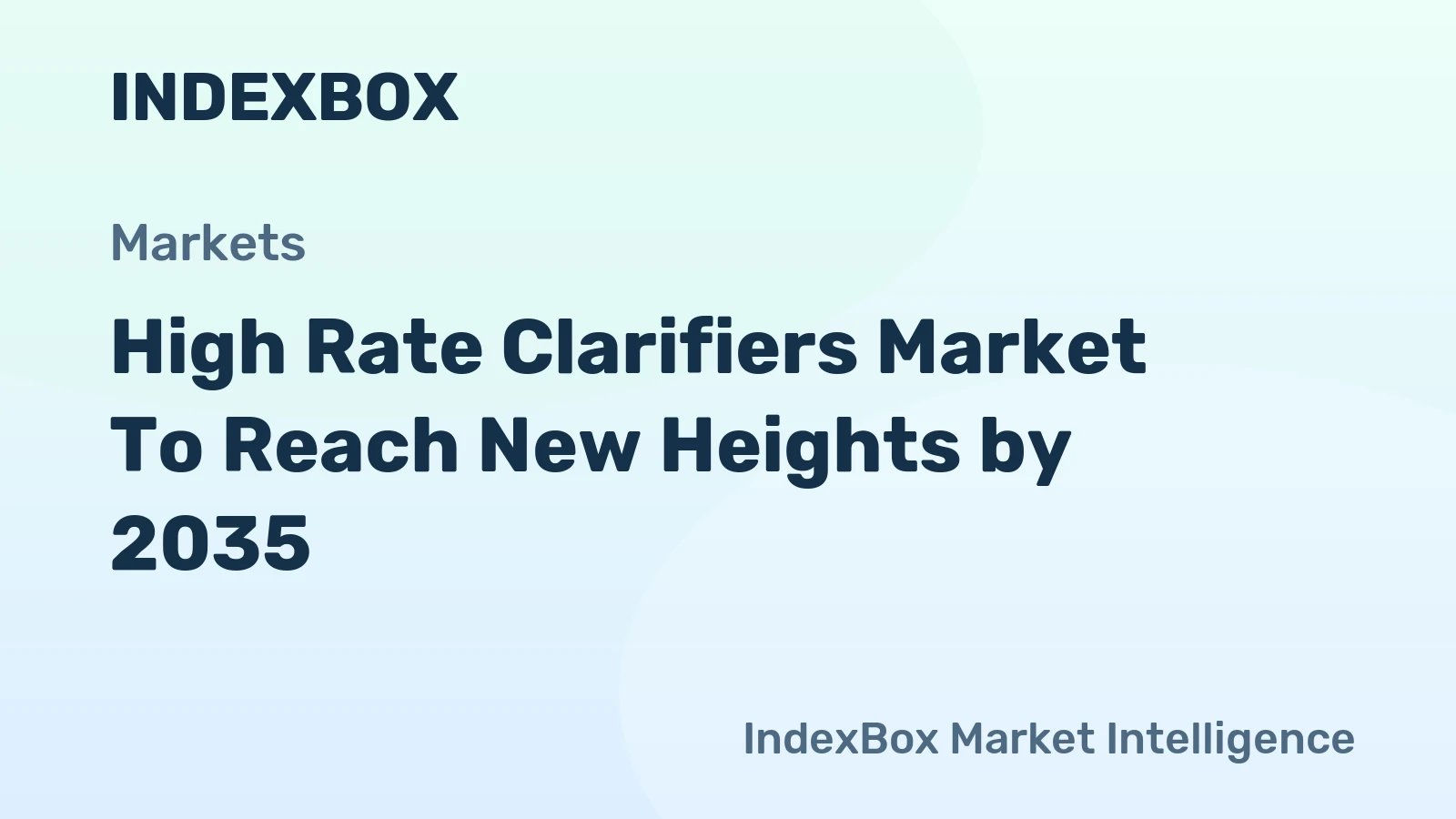 High Rate Clarifiers Market to Reach New Heights by 2035, Driven by Stringent Water Quality Regulations and Infrastructure Modernization