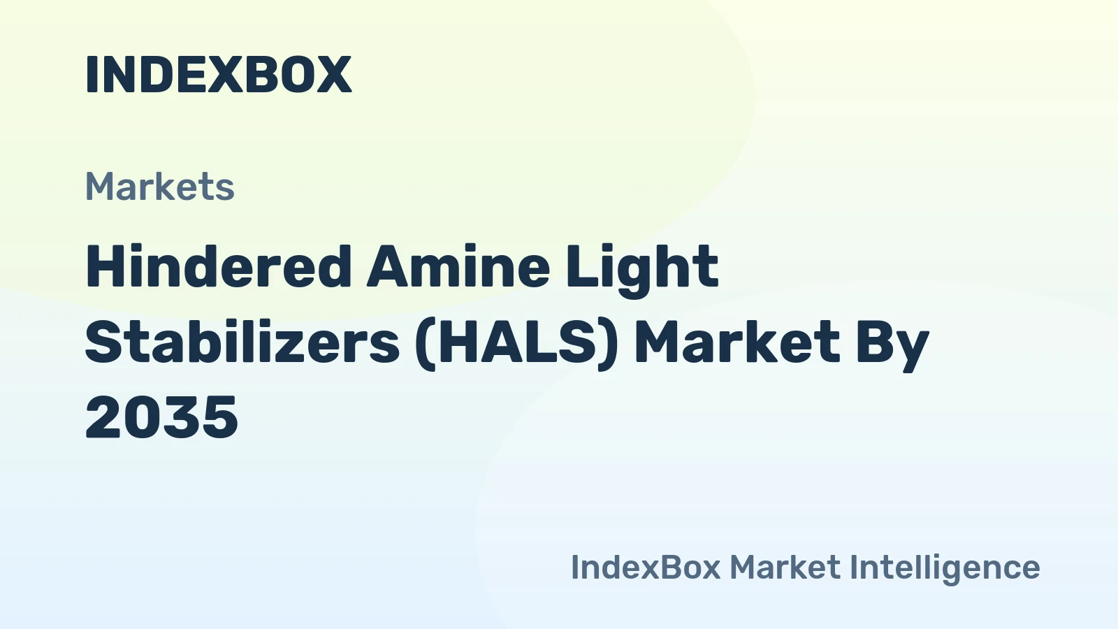 Hindered Amine Light Stabilizers (HALS) Market by 2035: Demand to Accelerate on Rising UV Protection Needs in Automotive and Packaging