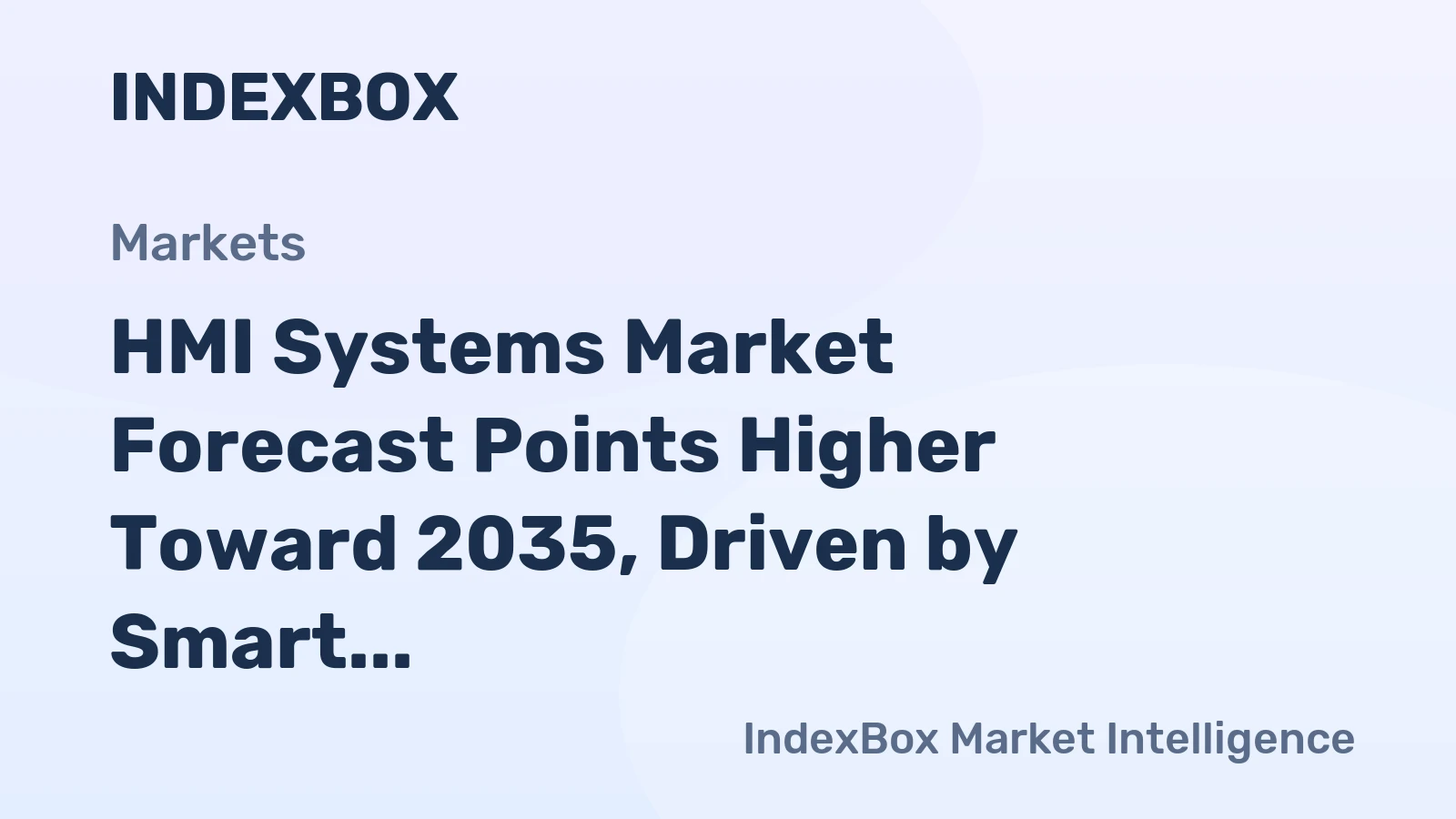 HMI Systems Market Forecast Points Higher Toward 2035, Driven by Smart Factory Adoption