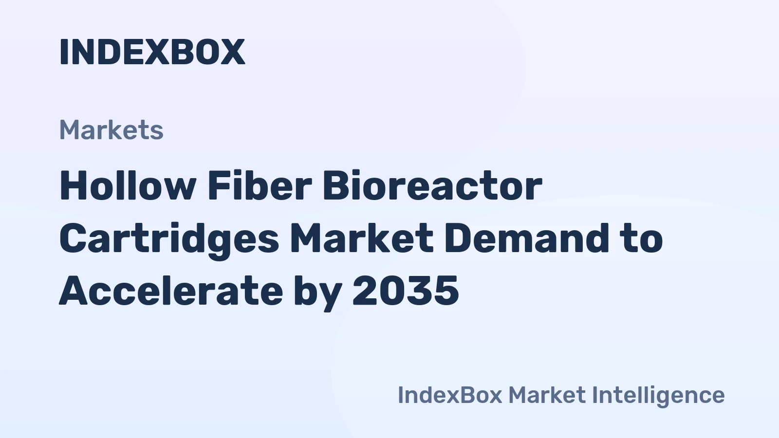 Hollow Fiber Bioreactor Cartridges Market Demand to Accelerate by 2035, Driven by Viral Vector Manufacturing Expansion