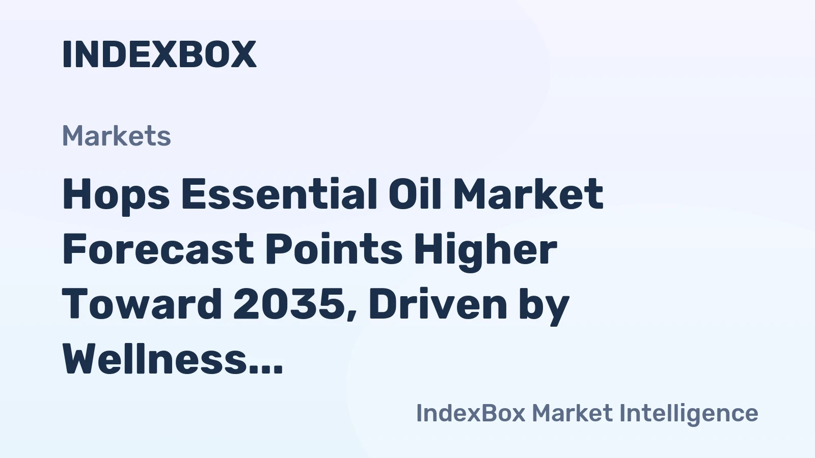 Hops Essential Oil Market Forecast Points Higher Toward 2035, Driven by Wellness and Natural Sleep Aid Demand