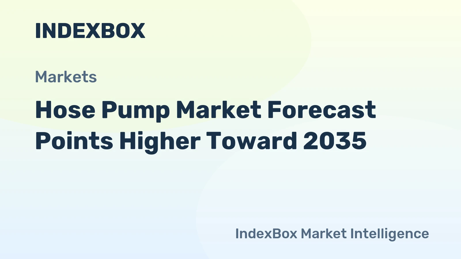 Hose Pump Market Forecast Points Higher Toward 2035, Driven by Expanding Wastewater Treatment and Chemical Processing Demands