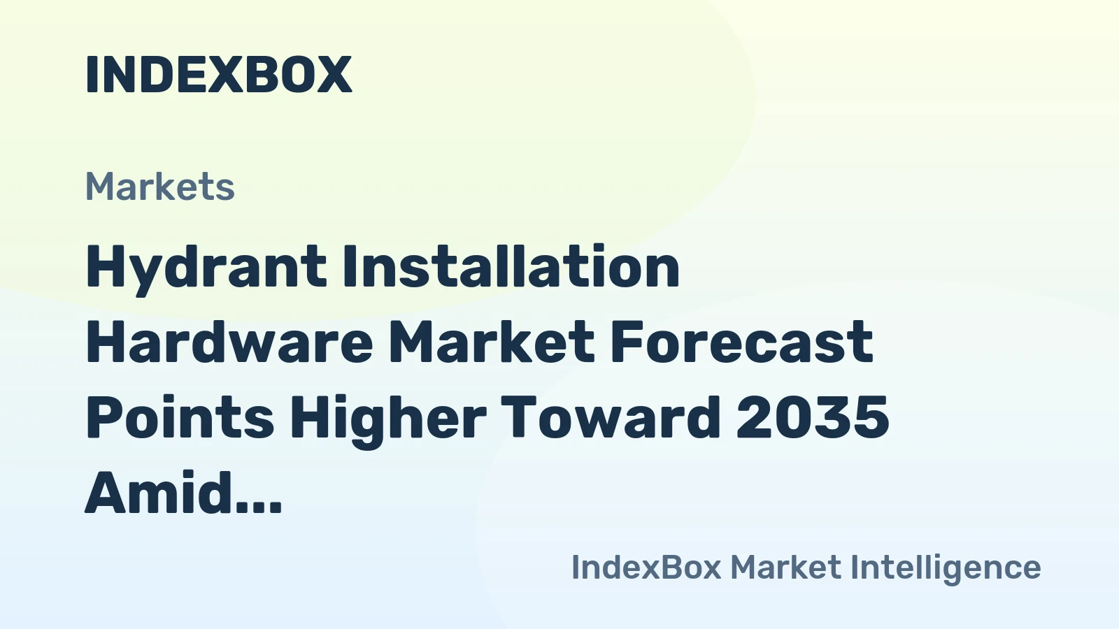 Hydrant Installation Hardware Market Forecast Points Higher Toward 2035 Amid Smart Water Infrastructure Push