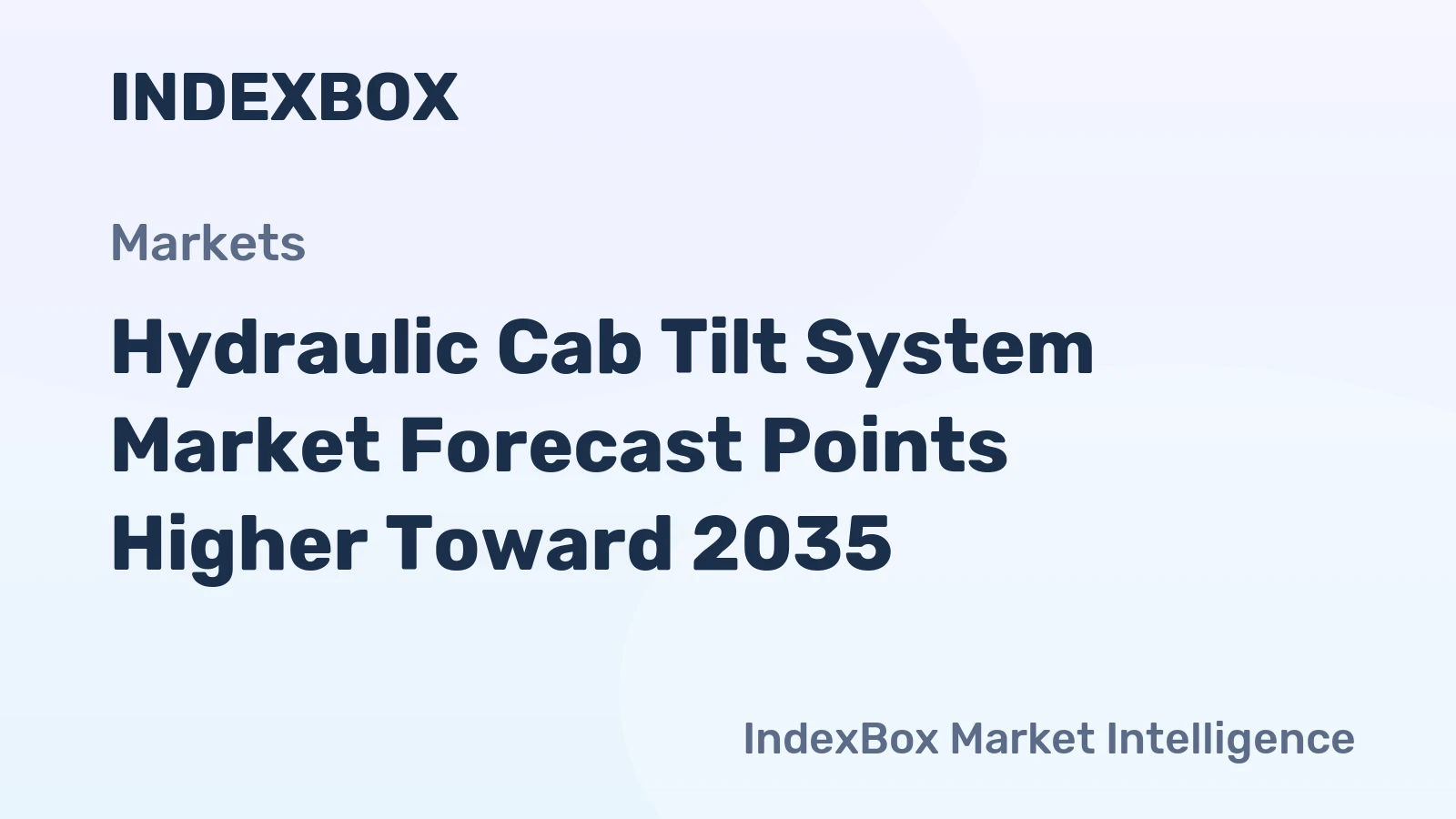 Hydraulic Cab Tilt System Market Forecast Points Higher Toward 2035, Driven by Commercial Vehicle Fleet Modernization