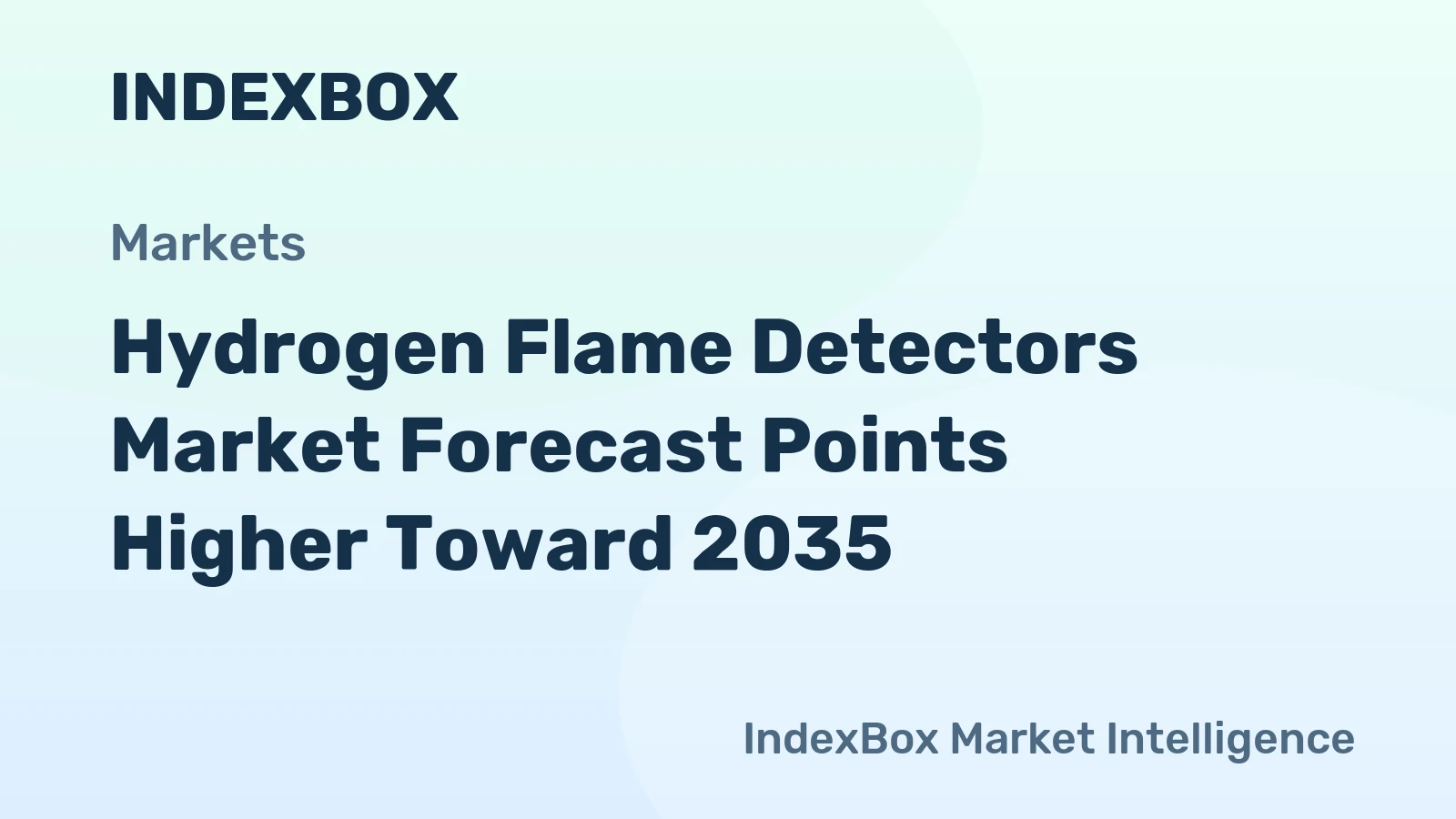 Hydrogen Flame Detectors Market Forecast Points Higher Toward 2035, Driven by Global Hydrogen Infrastructure Expansion