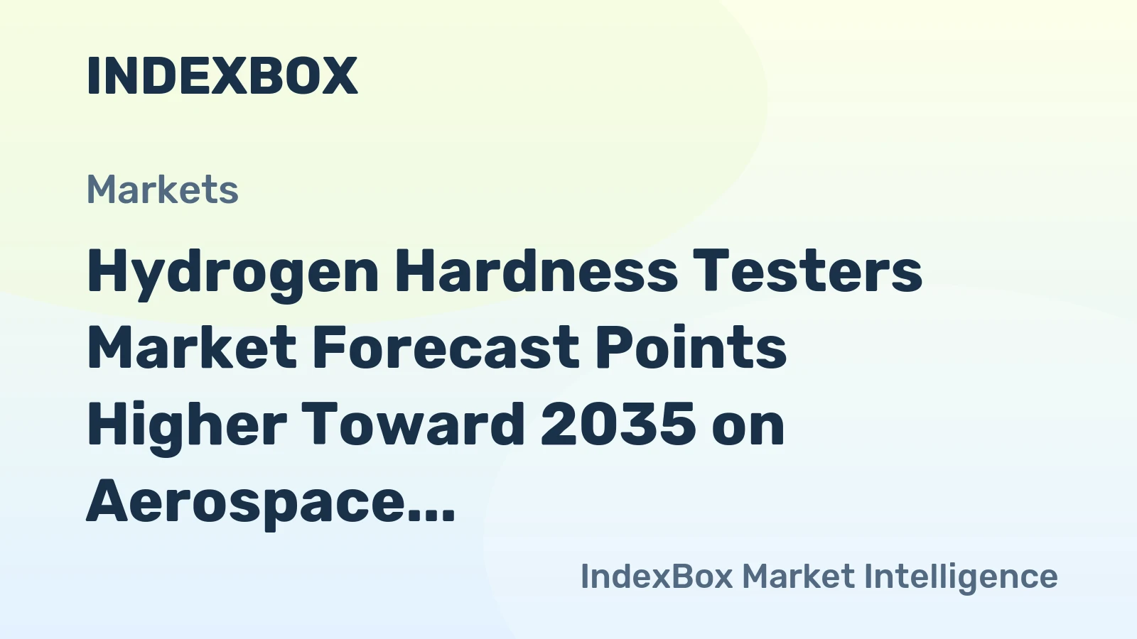 Hydrogen Hardness Testers Market Forecast Points Higher Toward 2035 on Aerospace Safety Mandates