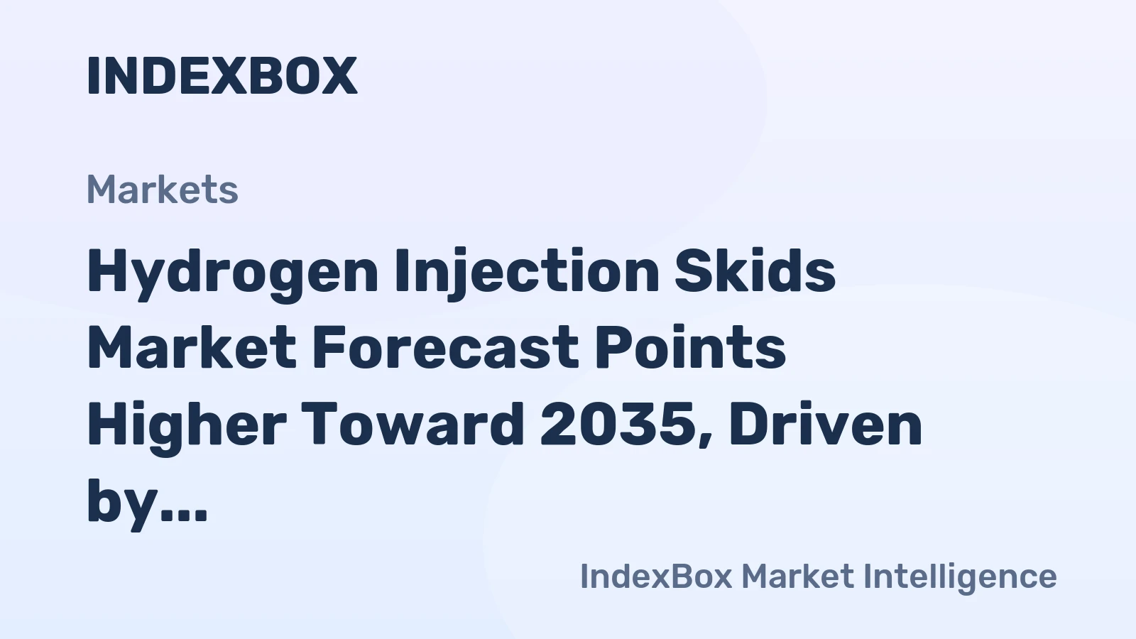 Hydrogen Injection Skids Market Forecast Points Higher Toward 2035, Driven by Global Decarbonization Mandates