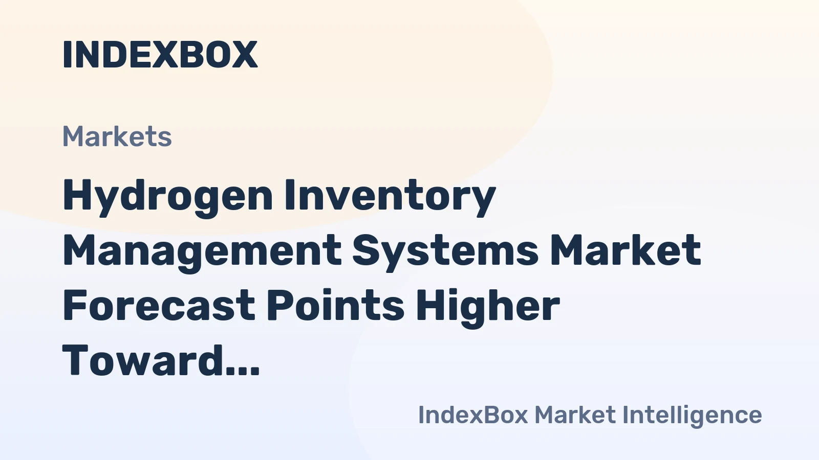 Hydrogen Inventory Management Systems Market Forecast Points Higher Toward 2035, Driven by Global Hydrogen Infrastructure Expansion