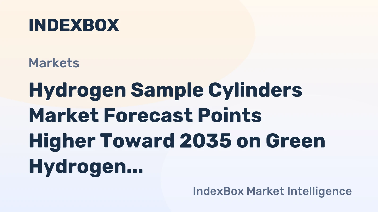 Hydrogen Sample Cylinders Market Forecast Points Higher Toward 2035 on Green Hydrogen Expansion