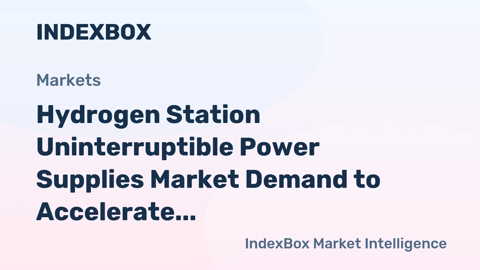 Hydrogen Station Uninterruptible Power Supplies Market Demand to Accelerate by 2035 Amid Global Hydrogen Infrastructure Rollout
