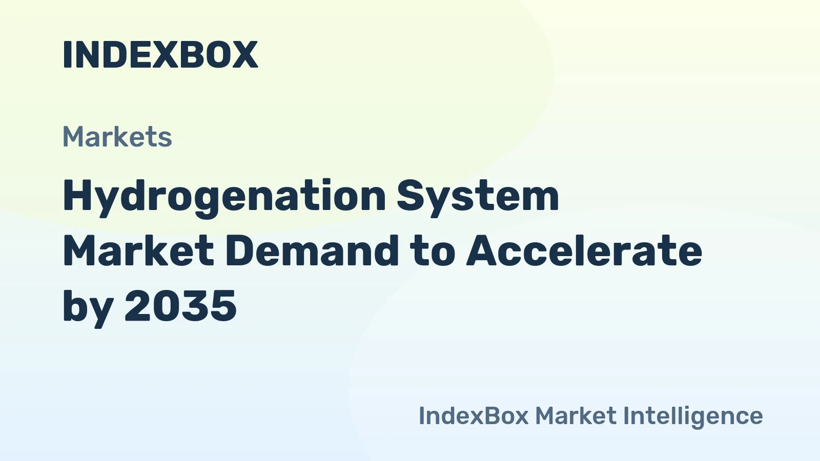 Hydrogenation System Market Demand to Accelerate by 2035, Driven by Grid-Scale Storage and Renewable Integration
