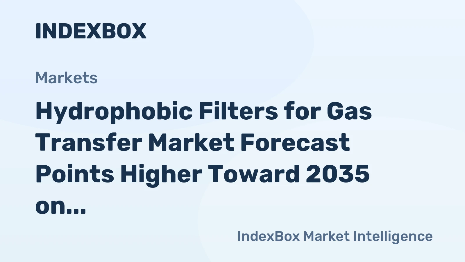 Hydrophobic Filters for Gas Transfer Market Forecast Points Higher Toward 2035 on Bioprocessing and Semiconductor Demand