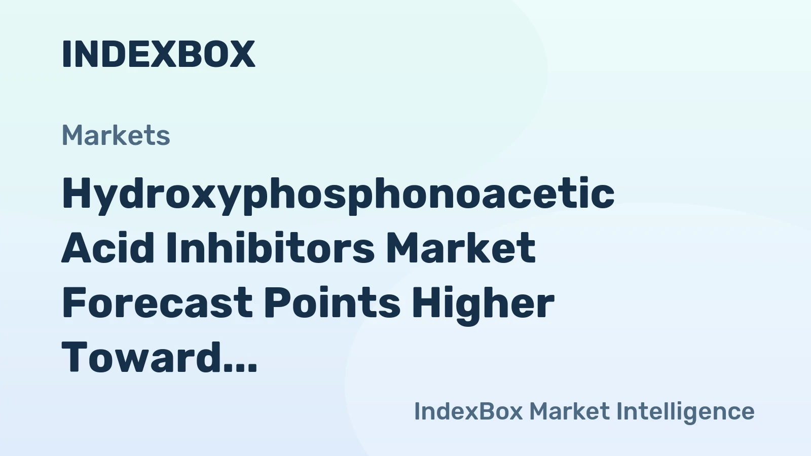 Hydroxyphosphonoacetic Acid Inhibitors Market Forecast Points Higher Toward 2035 Amid Semiconductor Water Purity Demands