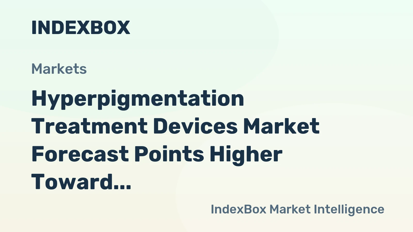 Hyperpigmentation Treatment Devices Market Forecast Points Higher Toward 2035, Driven by Rising Aesthetic Demand and Laser Technology Upgrades