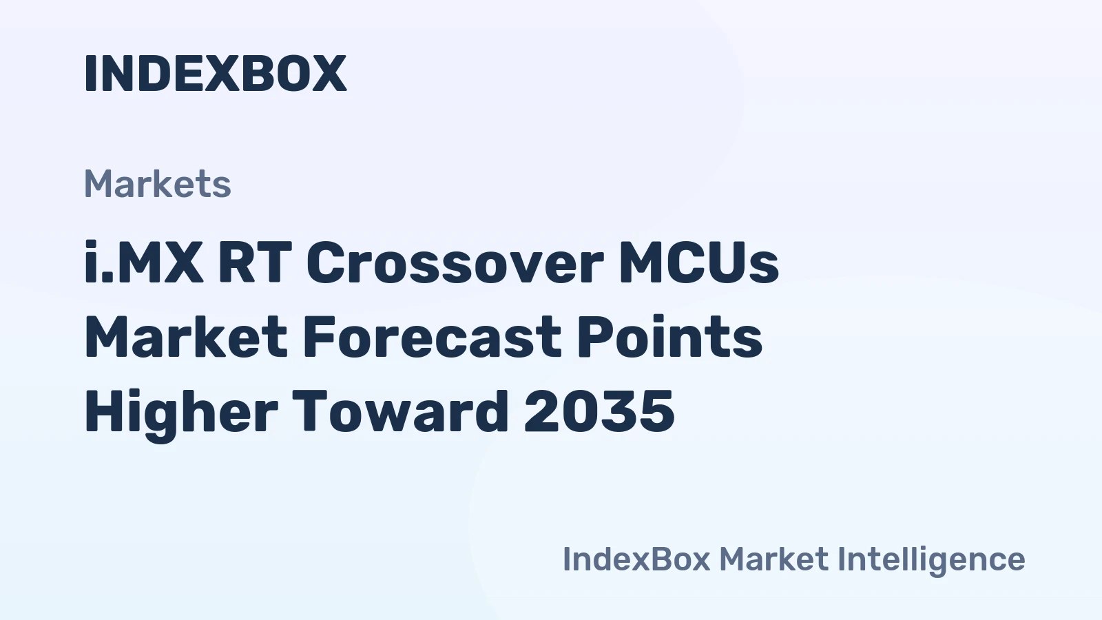 i.MX RT Crossover MCUs Market Forecast Points Higher Toward 2035, Driven by Edge AI and Industrial Automation Demand