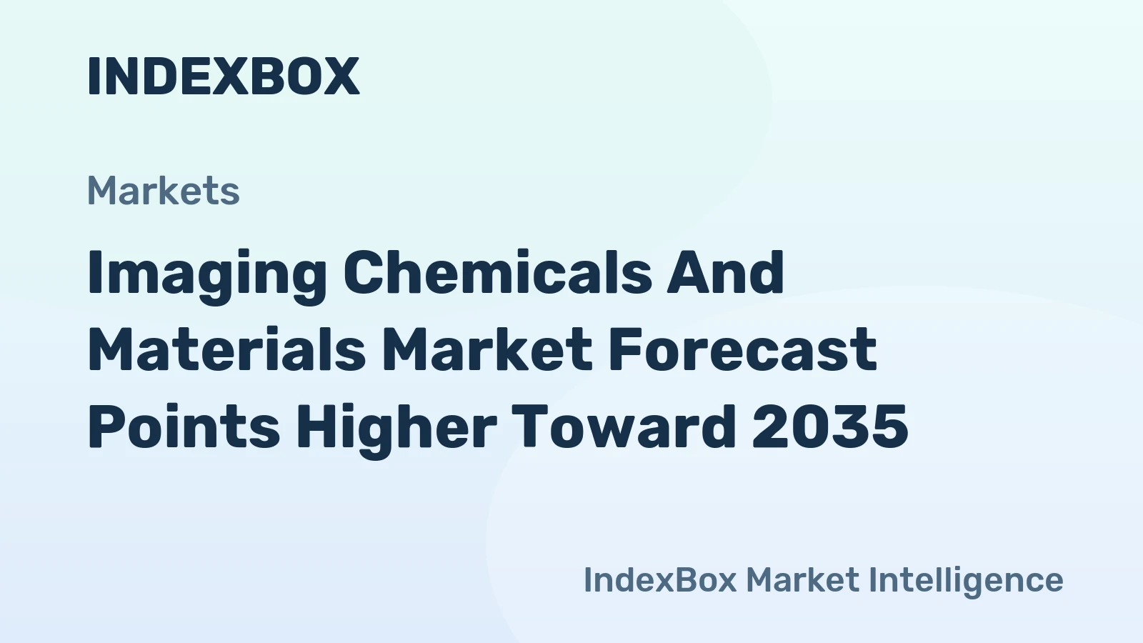 Imaging Chemicals and Materials Market Forecast Points Higher Toward 2035, Driven by Medical and Microelectronics Demand